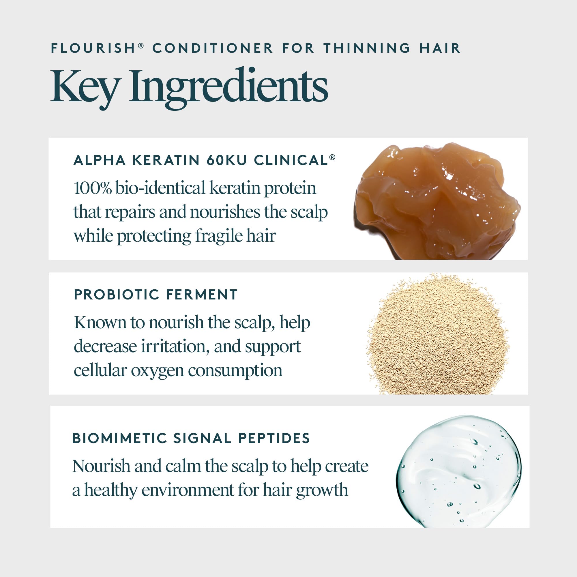VIRTUE Flourish Conditioner for Fine or Thinning Hair, Sulfate Free Hair Growth Product, Detangles and Thickens, Color Safe