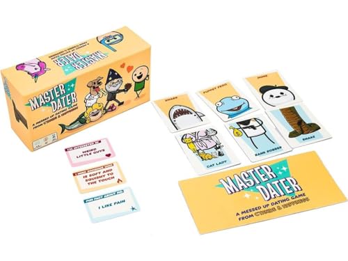 Master Dater by Cyanide & Happiness - a Mixed up Dating Party Game for 3-8 Players, Card Game for Parties