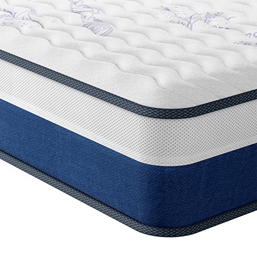 Vesgantti Tight Top Series - 10 Inch Innerspring Hybrid Twin XL Mattress/Bed in a Box, Medium Firm Plush Feel - Multi-Layer Memory Foam and Pocket Spring - CertiPUR-US Certified