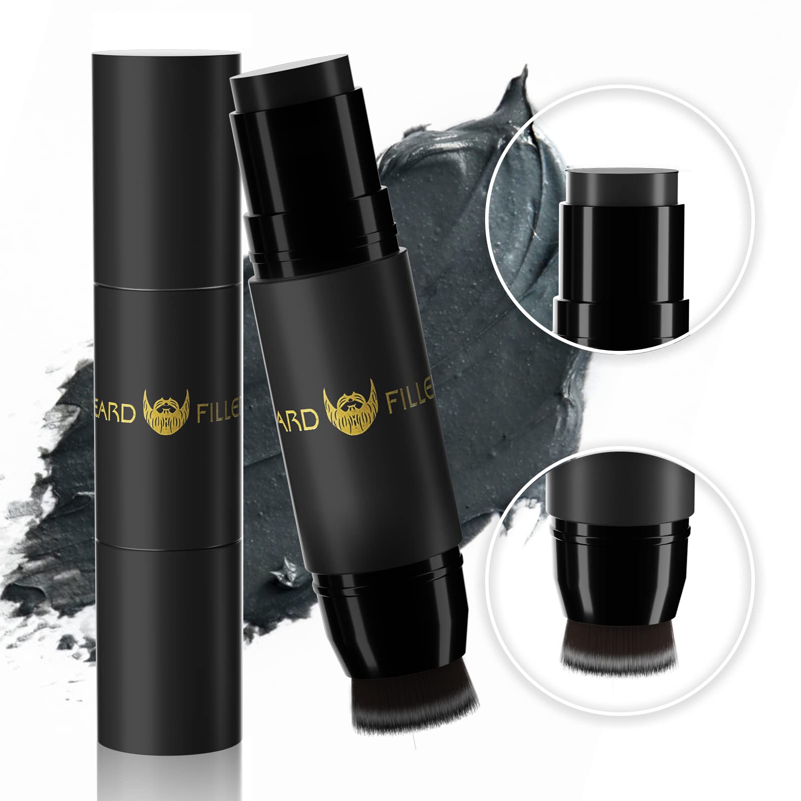 MISICH Beard Filler Stick Beard Pen Cover Salt Beard To Black Beard Pencil Filler For Men Filling Beard Gap Stick