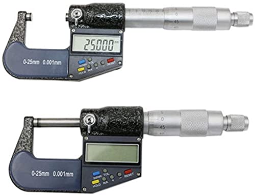 Micrometer Electronic Display Gauge Thickness Measuring Inch/Metric Diameter Caliper Micrometer Gauge Caliper Tool