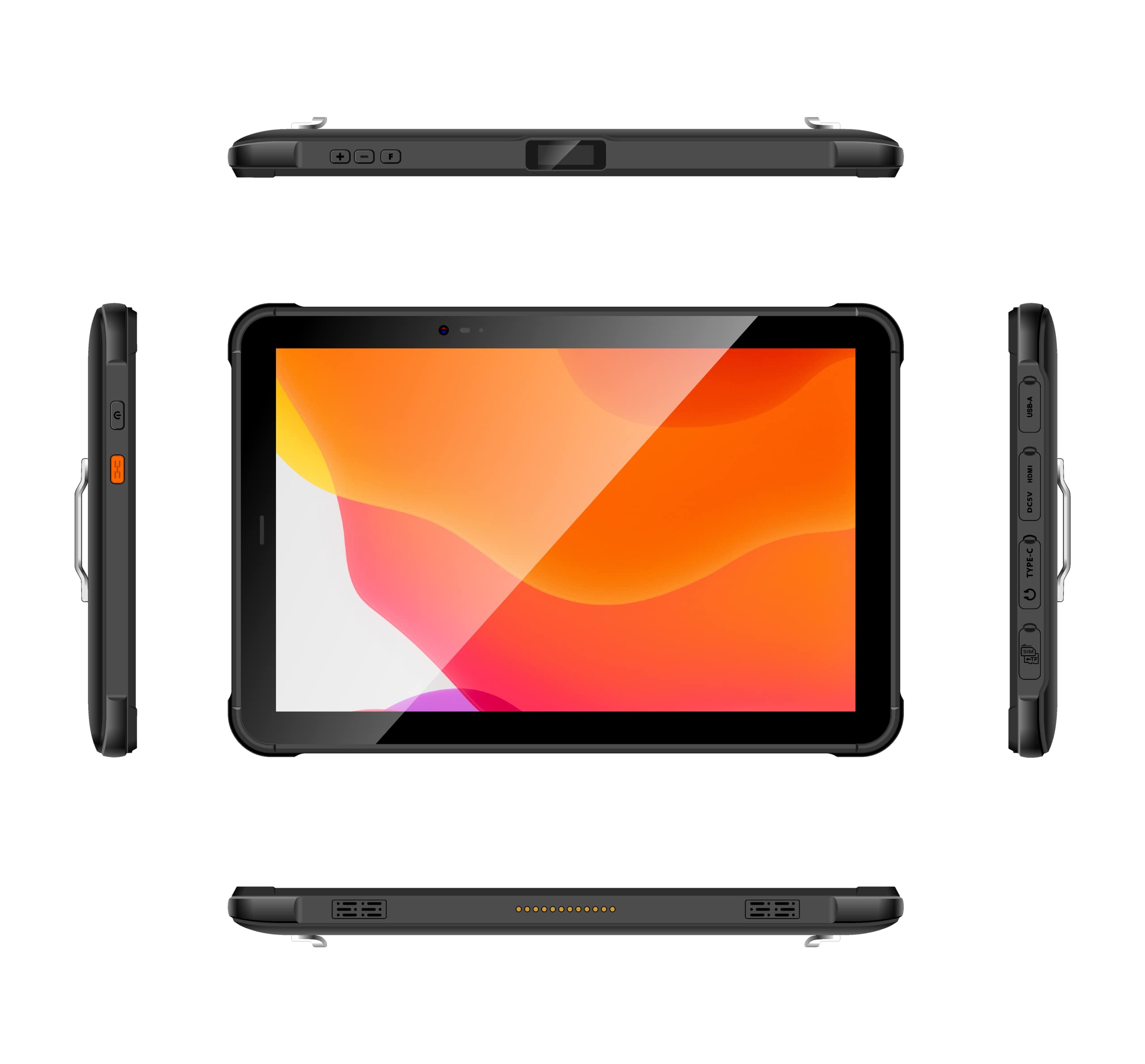 Multi Functional Industrial Anti DDOS Tablet, android12, 8 inch/10 inch Anti DDOS Tablet, Public Security Library Fingerprint, ID Card Identification, RFID Collection, and Code scanning Functions.
