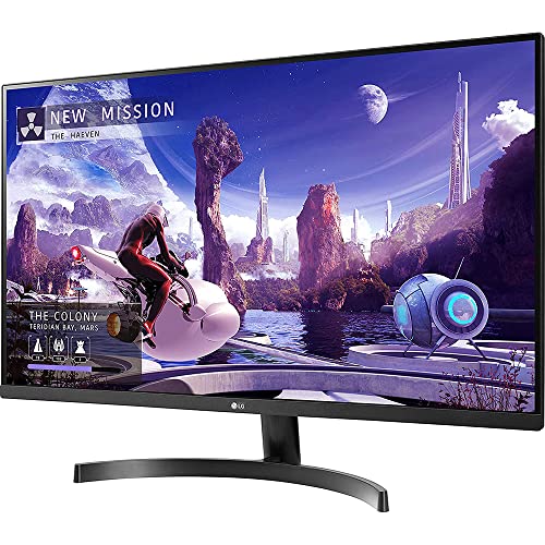 LG 27QN600-B 27" QHD 2560x1440 IPS Monitor with AMD FreeSync, HDR10 Bundle with Deco Gear Wired Gaming Mouse and Deco Gear Large Extended Pro Gaming Mouse Pad