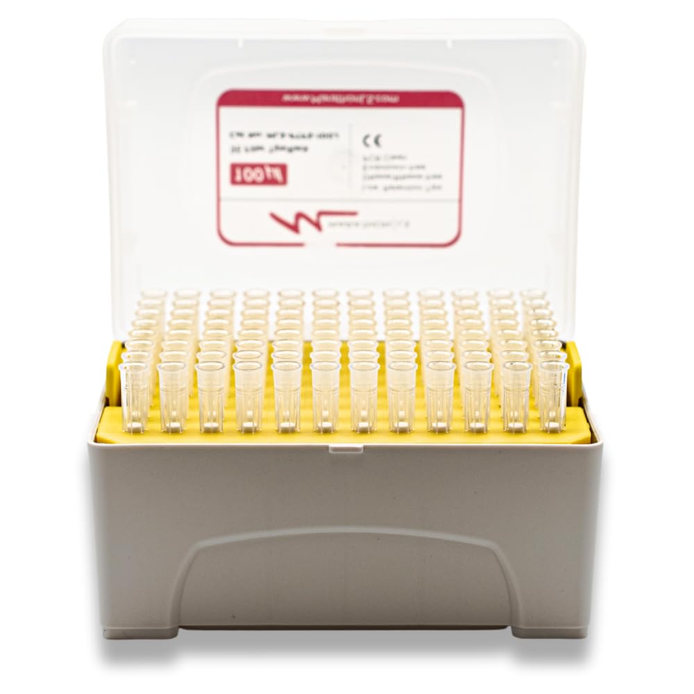 Marathon LS 100 μL Pipette Tips, Pack of 20 Racks (1920 Tips), Universal Sterile Pipette Filter Tips 100 μL, RNase/DNase-Free, Non-Pyrogenic, Low-Retention, Disposable, 96 Tips Per Rack