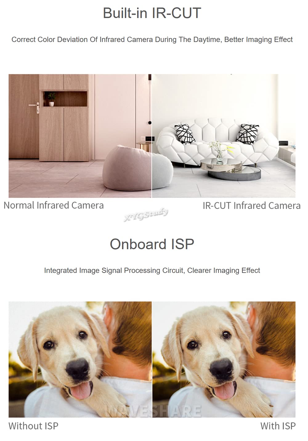 IMX462-99 2MP IR-Cut Starlight Camera Onboard ISP Fixed-Focus Sensor Supports Raspberry Pi 4B / 3B+ / 3A+ / Zero/Zero 2 W / CM3/3+/4 and Jetson Nano Developer Kit @XYGStudy