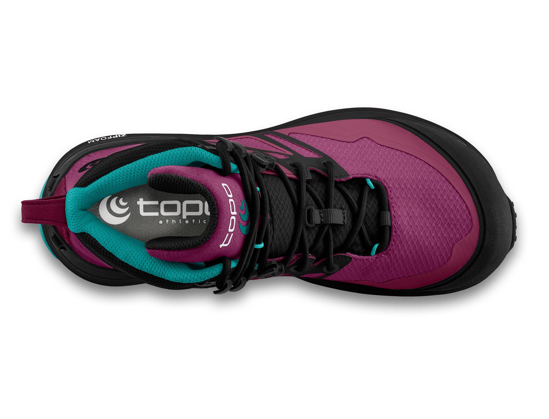 Topo Athletic Women's Trailventure 2 WP Comfortable 6MM Drop Trail Running Boots, Athletic Shoes for Trail Running, Raspberry/Black, Size 9.5
