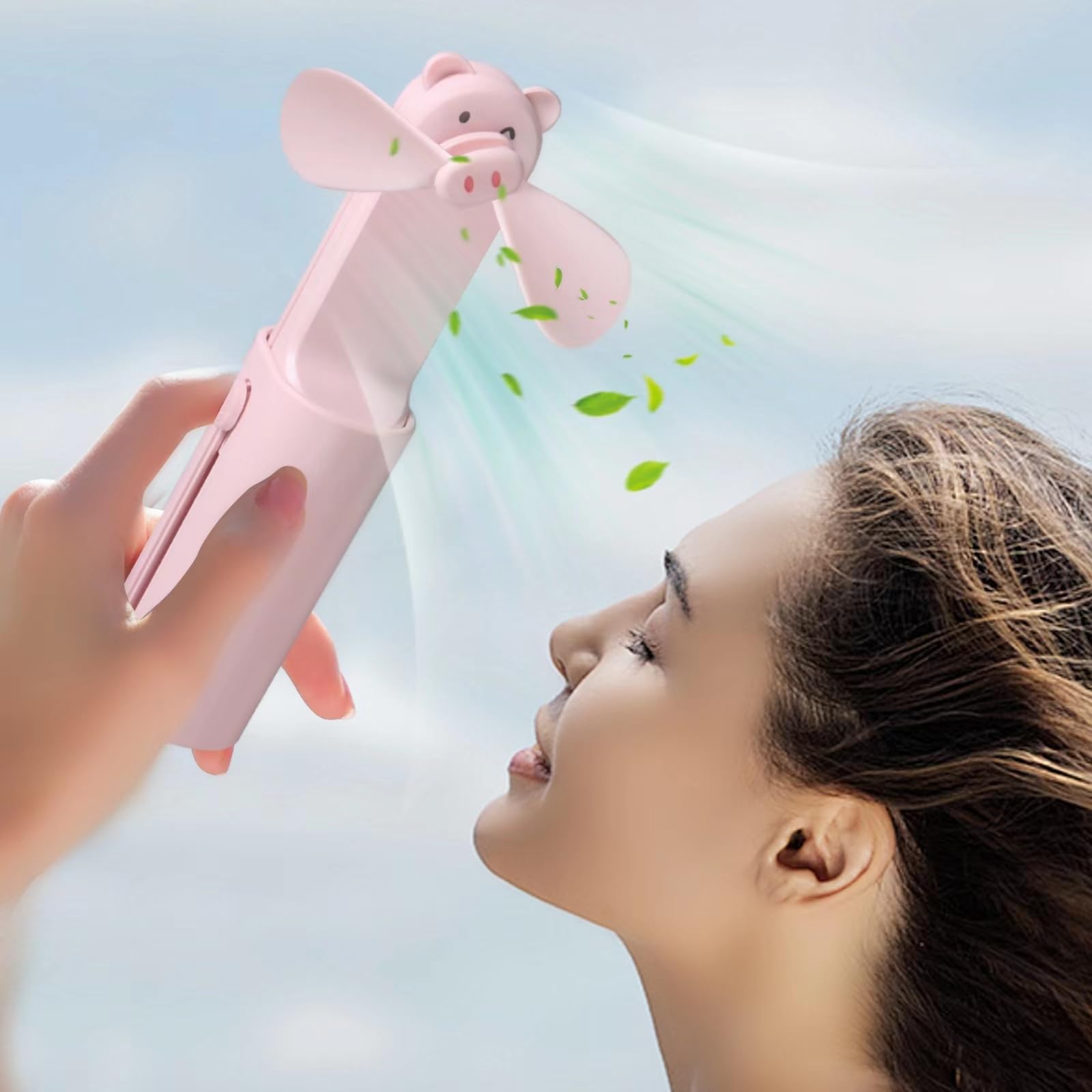 MrXGod Handheld Mini Fan, Personal Fan Handheld, Hand Held Fan for Travel Outside Rechargeable