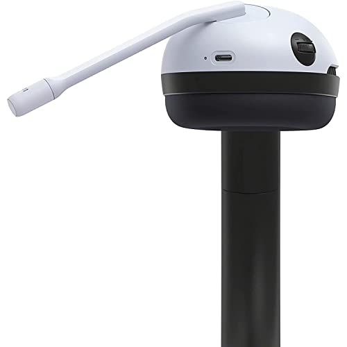 Sony WHG900N/W INZONE H9 Wireless Noise Cancelling Gaming Headset, White Bundle with Deco Gear Wood Headphone Display Stand Secure Tabletop Holder