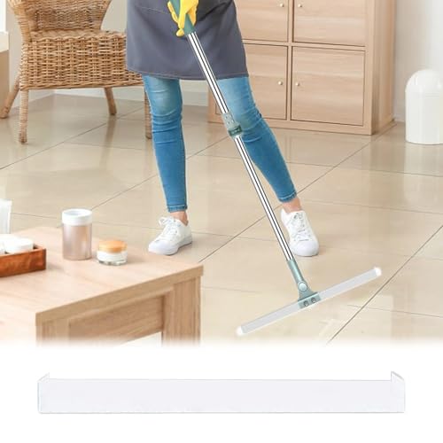 Silicone Broom | Multifunctional Hair Sweeping Tool with Retractable Handle | Floor Squeegee Scrubber for Living Room, Living Room Cleaning Tool, Kitchen, and Bathroom Cleaning Tasks