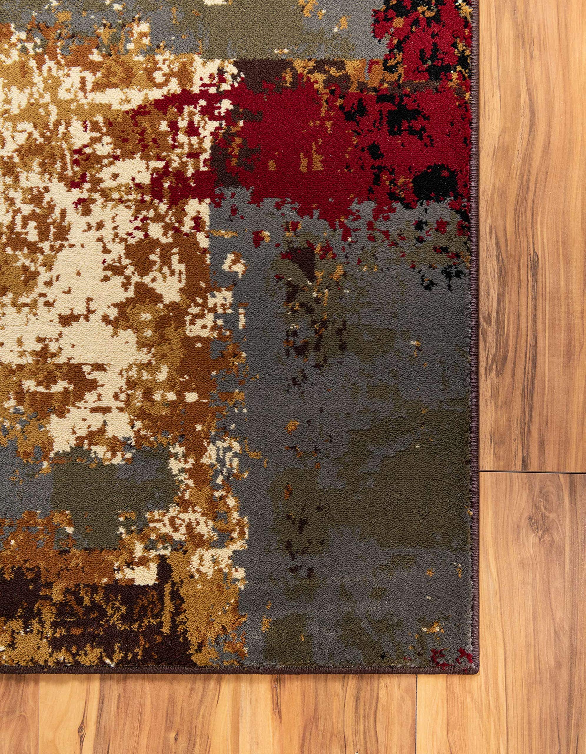 Unique Loom Barista Collection Area Rug - Catuai (2' 2" x 3' 1" Rectangle, Multi/ Brown)