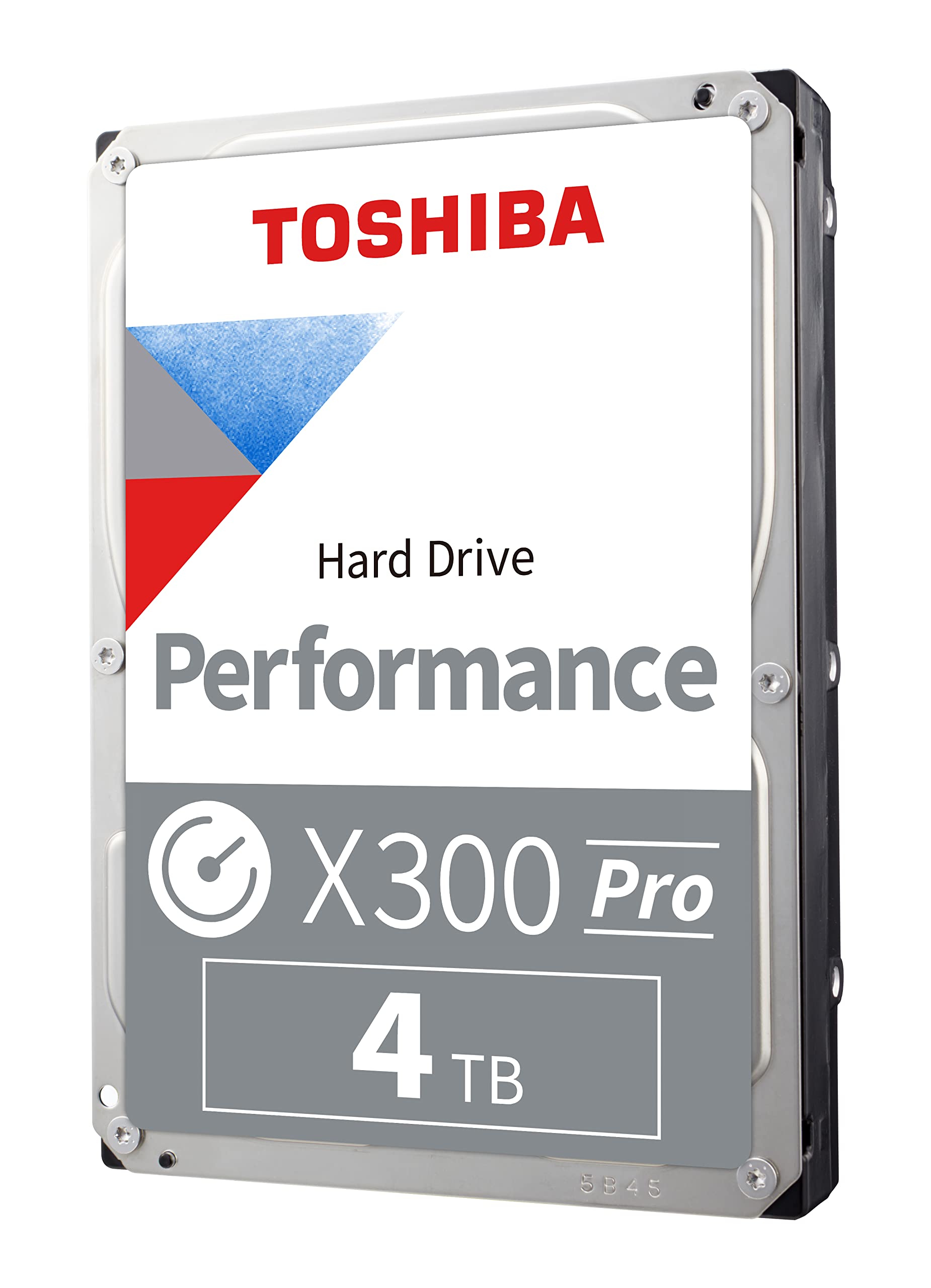 Toshiba X300 PRO 4TB High Workload Performance for Creative Professionals 3.5-Inch Internal Hard Drive â Up to 300 TB/Year Workload Rate CMR SATA 6 GB/s 7200 RPM 256 MB Cache - HDWR440XZSTB