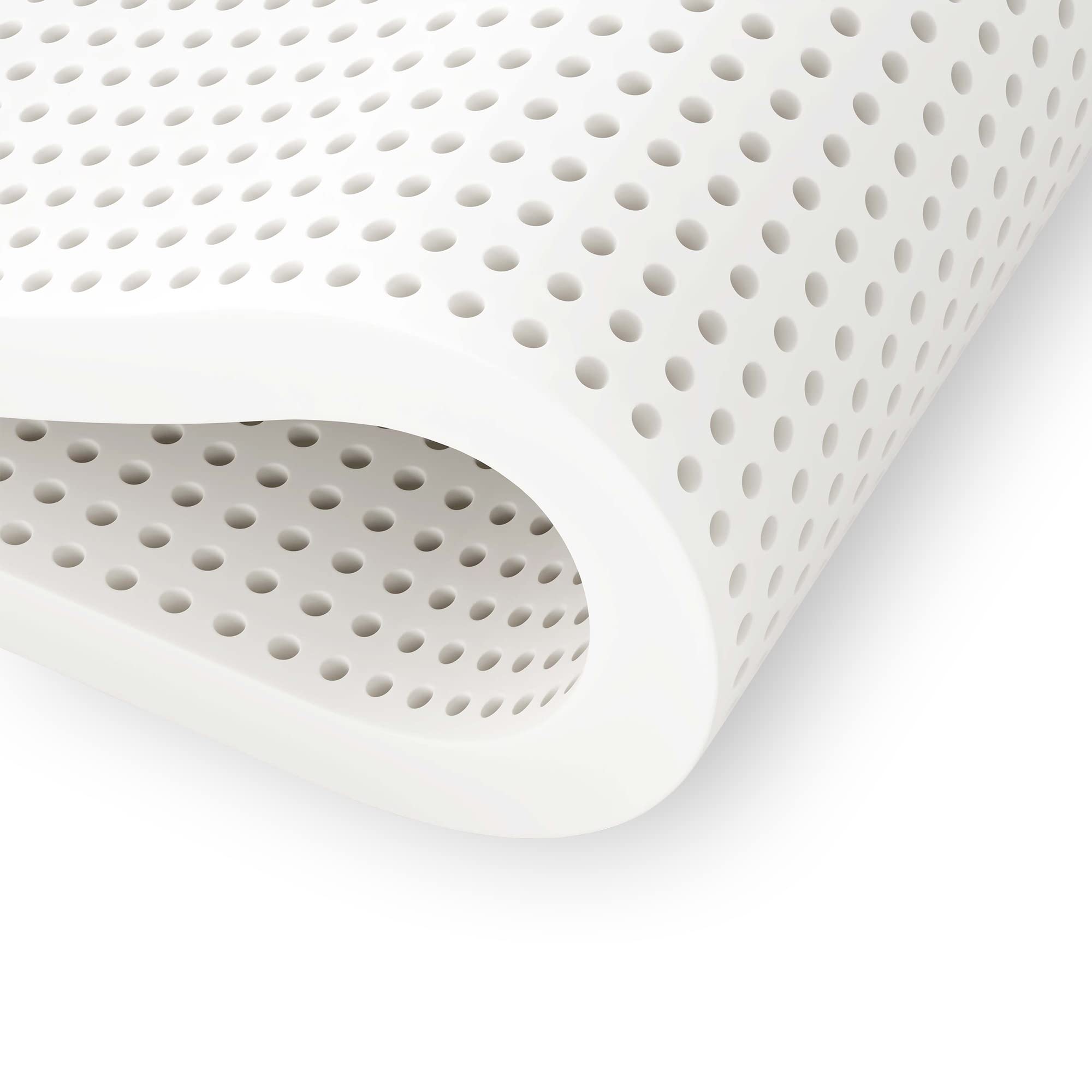 PlushBeds 3" Extra-Firm Topper | Organic Latex | Made in The USA | Luxurious Comfort | Soothing Pressure Point Relief | Support for Shoulders, HIPS, Back, and Knees| Queen