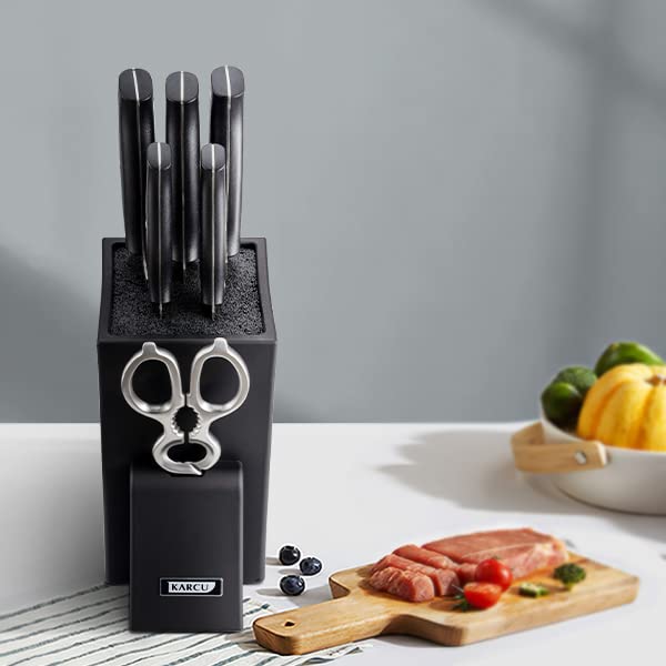 Knife Holder, Large Capacity 10β*5β, Kitchen Household Multifunctional Knife Storage and Placement Rack (without knives)