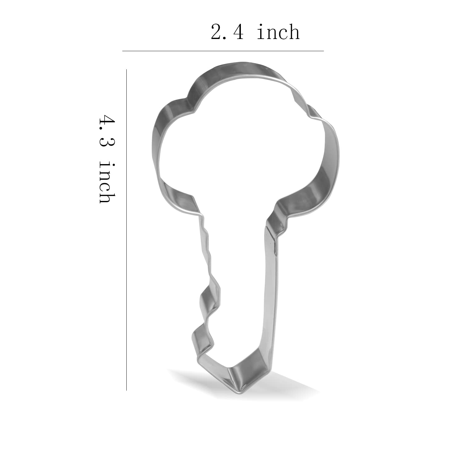 Keewah Real Estate Cookie Cutter Set - 2 Piece - 4.5β House, 4.3β Key - Stainless Steel