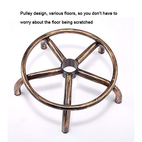 MNB Hairdressing Stool, Special Pulley Stool for Beauty Salons, Barbershop Hairdressing, Manicure, Hair Cutting Rotating Stool (Color : B)