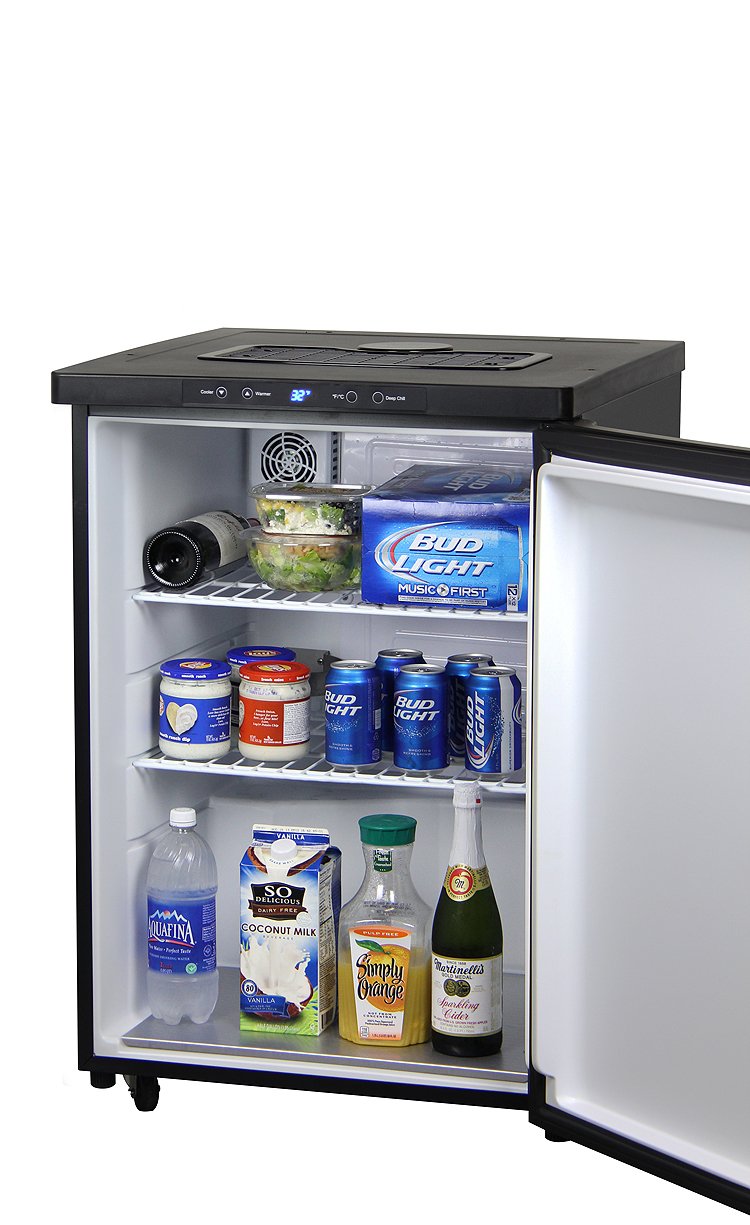 Kegco K309X-1 Keg Dispenser, 1 Faucet, Black Stainless Steel