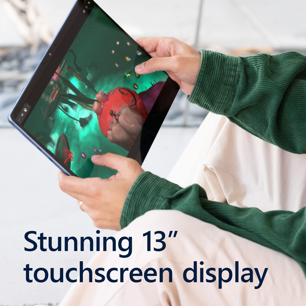 Microsoft Surface Pro 9 (2022), 13" 2-in-1 Tablet & Laptop, Thin & Lightweight, Intel 12th Gen i5 Fast Processor for Multi-Tasking, 16GB RAM, 256GB Storage with Windows 11, Sapphire