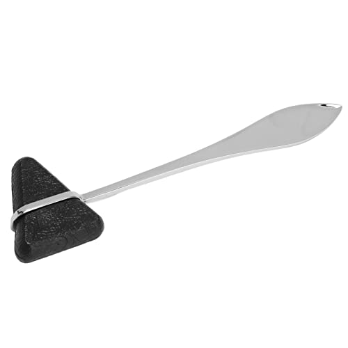 Neurological Diagnostic Hammer, Percussion Hammer Zinc Alloy Moderate Strength Trilateral Shaped for Skin Surfaces