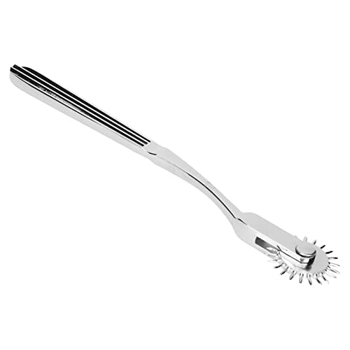 Neurological Pinwheel, Comfortable To Grip Lightweight Wartenberg Neuro Pinwheel 22 Metal Spikes Rolling Fan for Testing Nerve Sensitivity