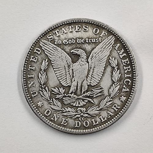 MarshLing Antique Liberty Old Coins Morgan Silver Dollars 1921 Coin Collecting USA Old Original Pre Morgan One Dollar (Silver Old Coin)