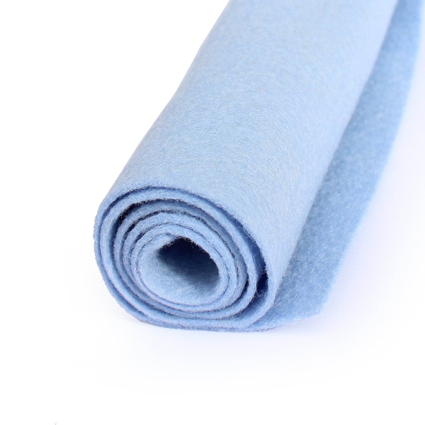 Robins Egg - Baby Blue - Wool Felt Oversized Sheet - 35% Wool Blend - 1 12x18 inch Sheet