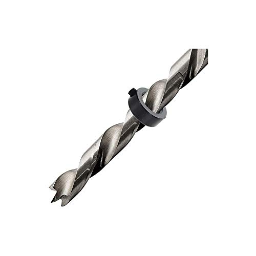Liyafy Drill Bit Hole Depth Split Ring Screw Stop Collar 8pcs+8pcs Set for Adjustable Precise Hole Cutting Measurements Pack of 2