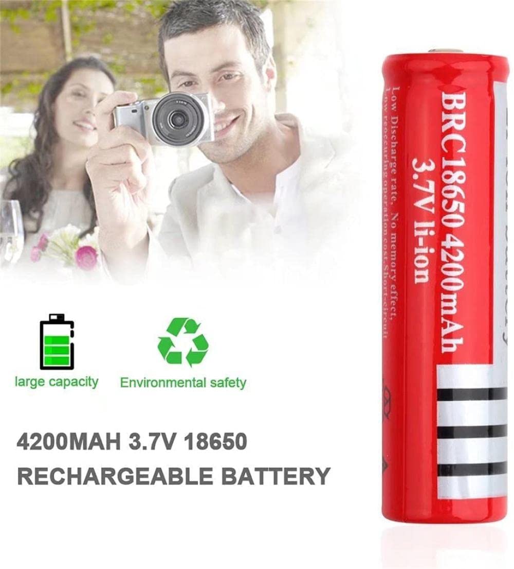 KOBJC Batteries Battery Rechargeable 3.7V Hq Ni-Mh Battery 4200 Mah Cell for Gas Cooker Oven Burner Led Torch and Clock- 4 Pcs Battery
