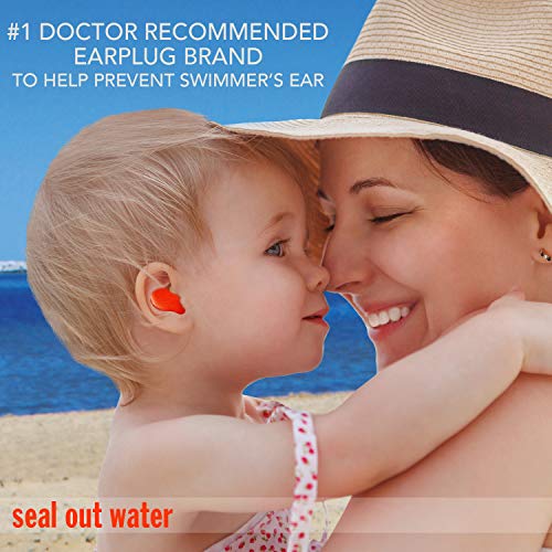 Mack's Soft Moldable Silicone Putty Ear Plugs – Kids Size, 15 Pair – Comfortable Small Earplugs for Swimming, Bathing, Travel, Loud Events and Flying | Made in USA