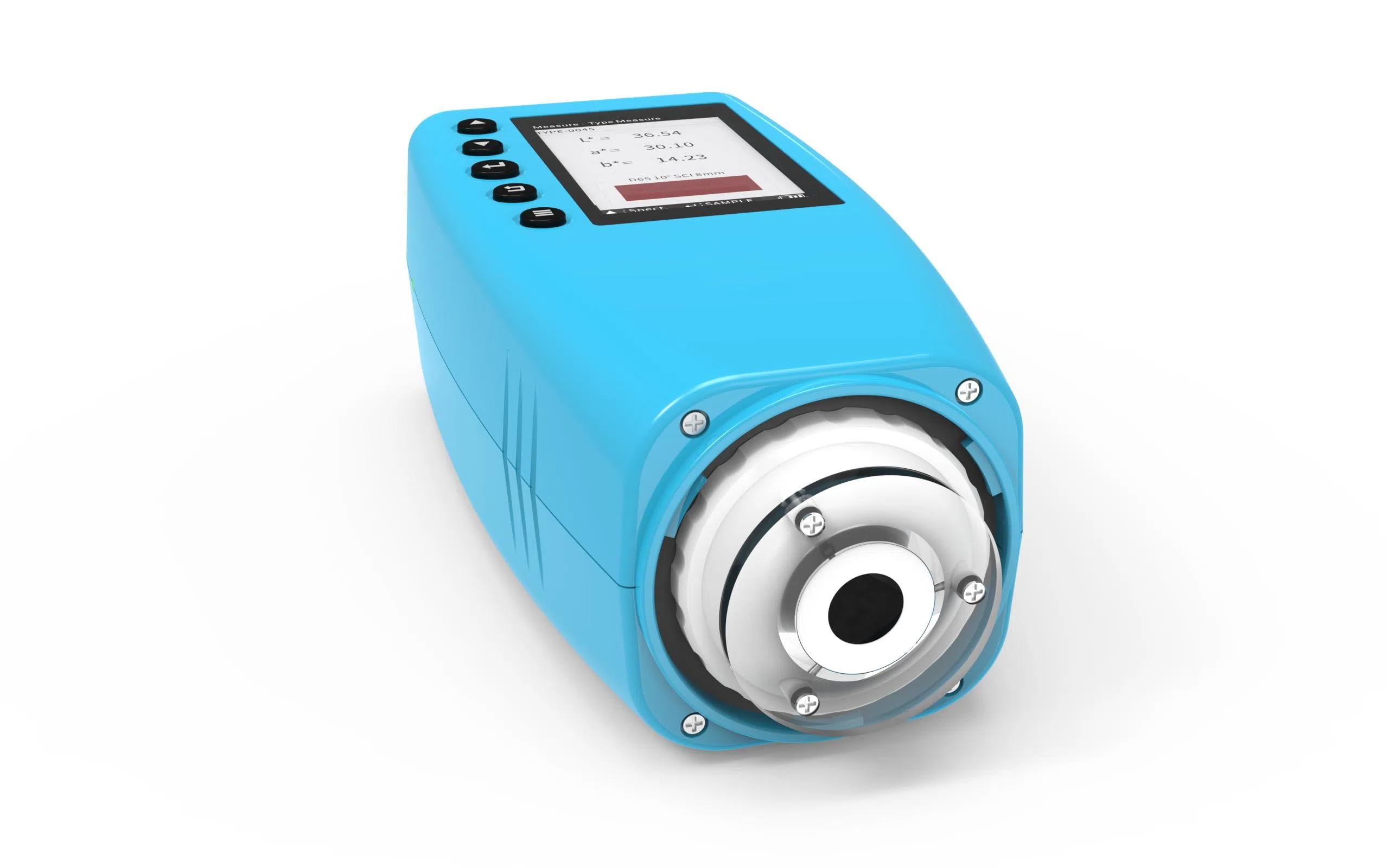 New Portable Simplified Colorimeter WR10QC Digital Color Reader, Apertures 8mm, Color Simulation, ΔE*ab<0.1, CIELAB, Wavelength: 400-700nm