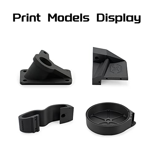 R QIDI TECHNOLOGY PA12-CF Nylon Filament 1.75 Black, Carbon Fiber Nylon Filament 1.75mm 1Kg Spool 3D Printer Filament, High Strength, High Precision, No Warpage, Low Moisture Sensitivity