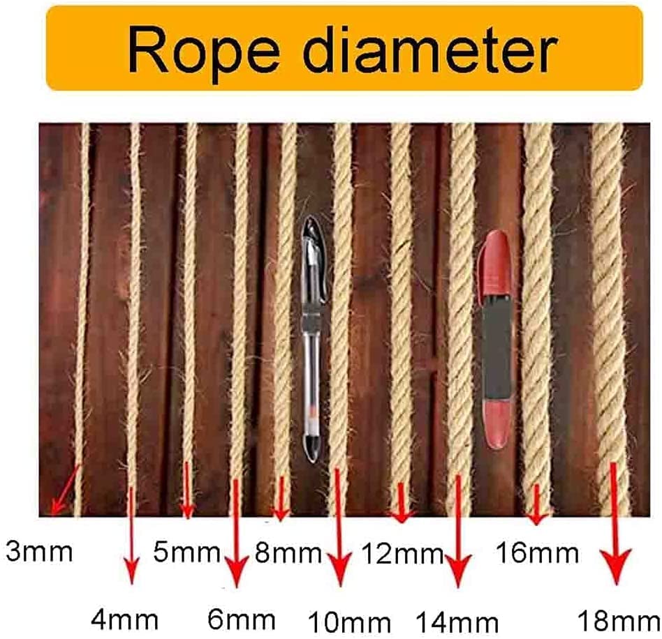 Multi-Purpose Child Pet Cat Safety Anti-Fall Net, Children Safety Anti-Fall Rope Net - Parrot Net Climbing Hemp Rope Netting Balcony Stairs Garden Protection Net Ceiling Hanging Br