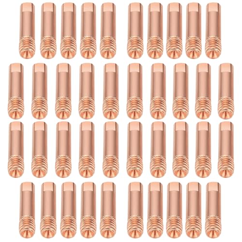 Melgweldr Mig Welding Tips 11-30 (0.030") Welding Contact Tip .030" Replacement for MIG Welding Gun Consumables (40-Pack)