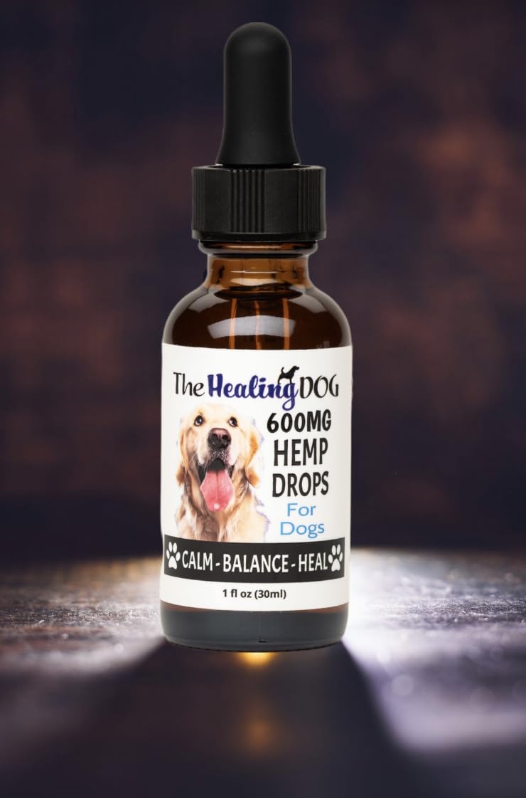 The Healing Dog: Hemp Drops for Dogs - 600mg