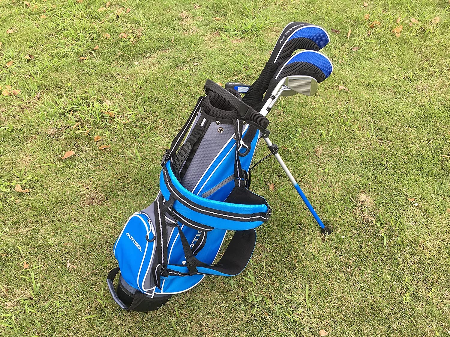 Lightweight Junior Golf Clubs,Golf Club Set for Children Kids,5pc,8-10 Age,11-13 Age Groups Boys & Girls,Right Hand (Ages 8-10 Blue 5PC)