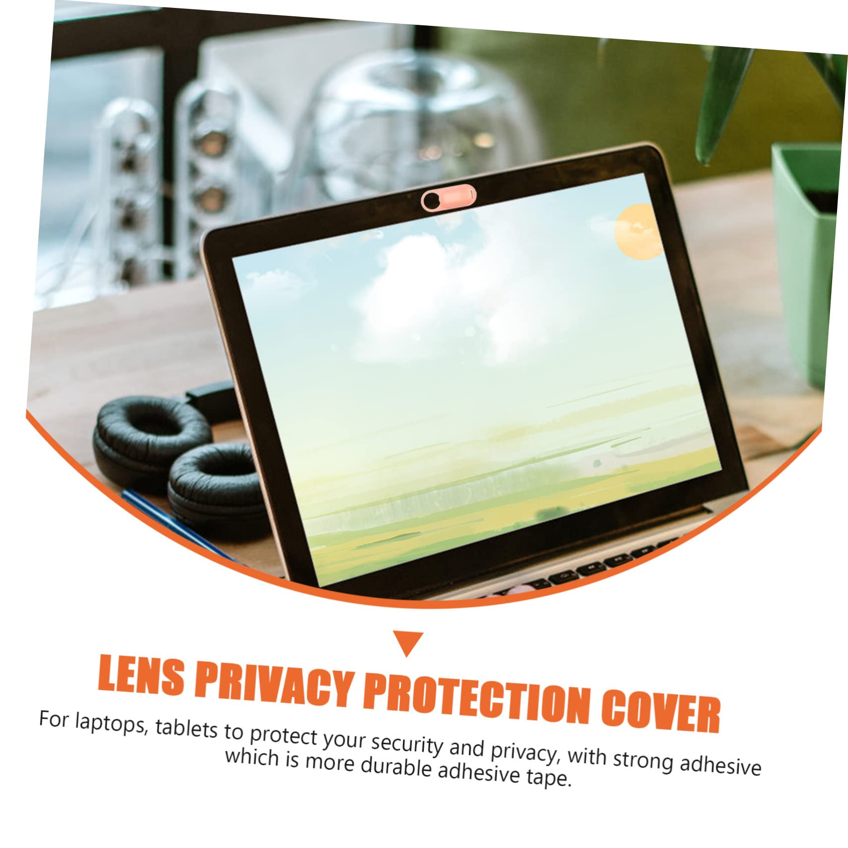 NUSITOU 6pcs Lens Cover Computers Laptops Webcam Privacy Lens Protector Laptop Camera Protector Inside Car Camera Notebook Inside The Car Abs Environmental Protection Material Plastic