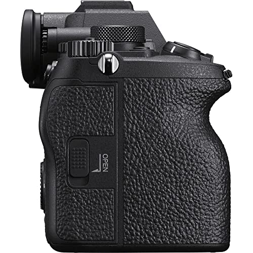 Sony a7 IV Mirrorless Camera (ILCE-7M4/B) + 64GB Memory Card + Bag + Card Reader + Flex Tripod + Hand Strap + Memory Wallet + Cap Keeper + Cleaning Kit (Renewed)