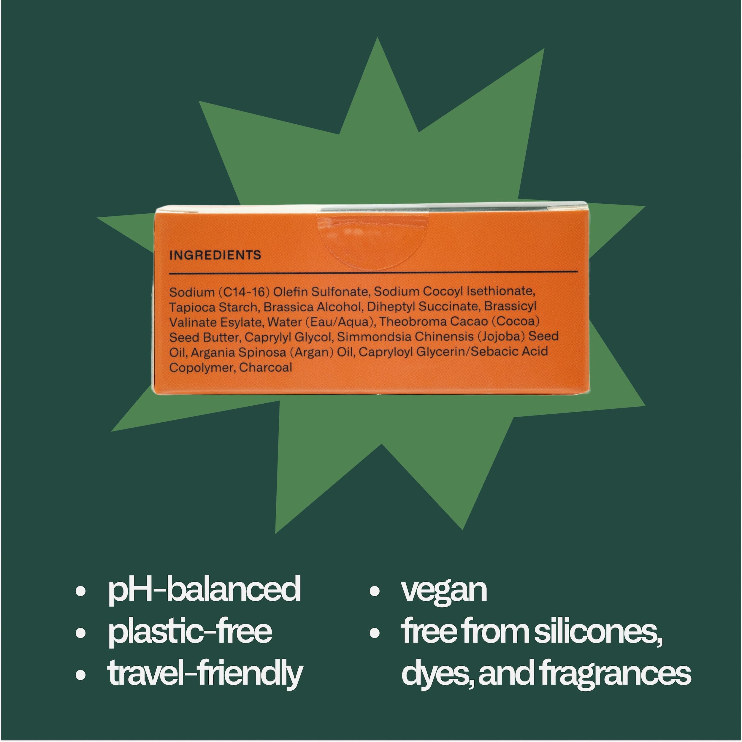 Modern Mammals Light Shampoo Bar & Wooden Comb Bundle - Low Suds, Low Lather, No Poo, Anti Poof, Fragrance-Free