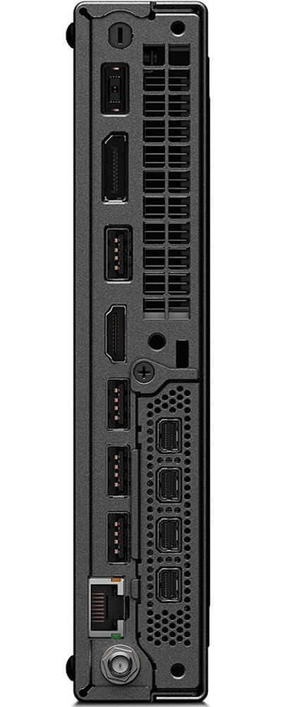 Lenovo ThinkStation P3 Tiny Business Mini Desktop Black (Intel i7-13700T 16-Core, 16GB RAM, 512GB SSD, T1000, WiFi, Bluetooth, HDMI, USB 3.2, Win 11 Pro) w/Dockztorm Hub