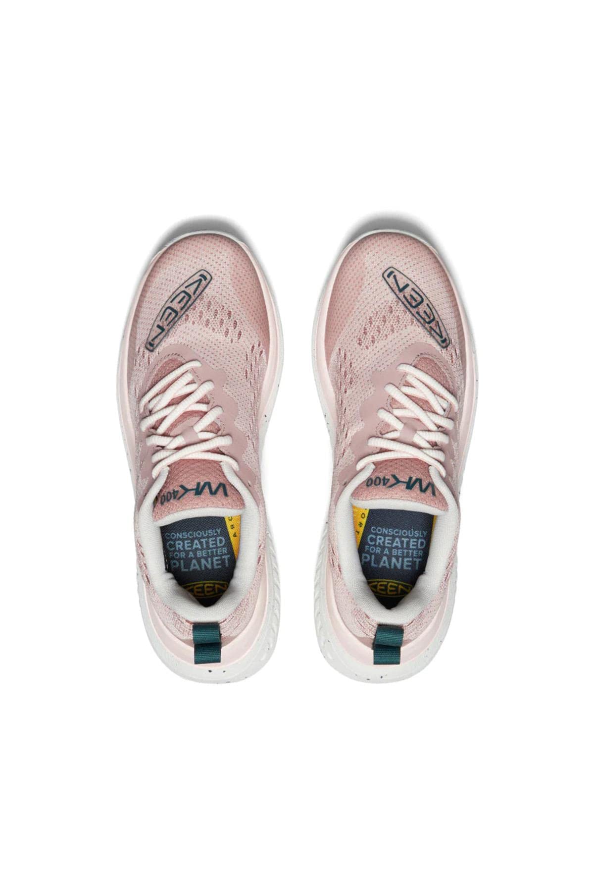 KEEN Women's WK400 Performance Breathable Walking Shoes, Fawn/Peach Whip, 7