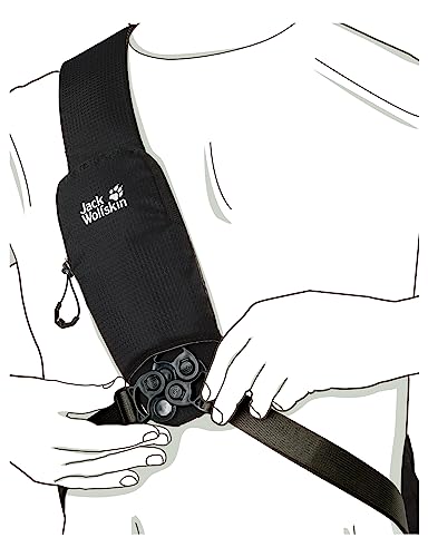 Jack Wolfskin Unisex's Delta Bag AIR, Black, ONE Size