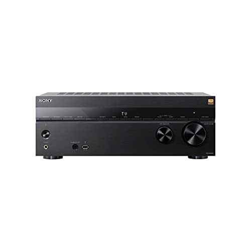 Sony STR-AN1000 7.2 Channel 8K AV Receiver with Dolby Atmos, DTS:X Bundle with Sony SSCS5 3-Way 3-Driver Bookshelf Speakers and 16AWG Speaker Wire kit (3 Items)