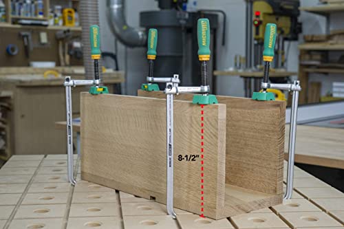 MICROJIG Matchfit DVC-850AP 2-In1, Track And In-Line Dovetail Clamp, Green