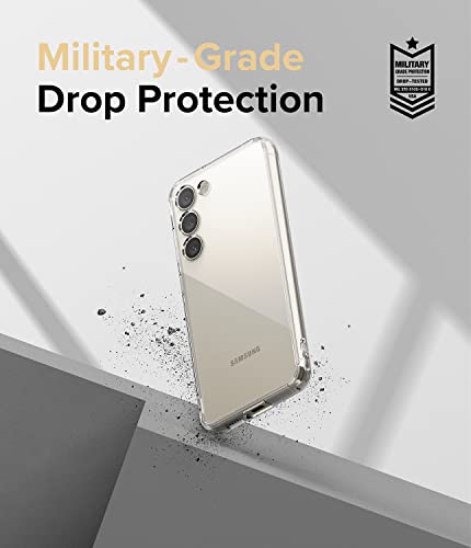 Ringke Fusion [Display The Natural Beauty] Compatible with Samsung Galaxy S23 Case 5G, Transparent Phone Cover for Women, Men, Shockproof Bumper Designed for S23 Case - Clear