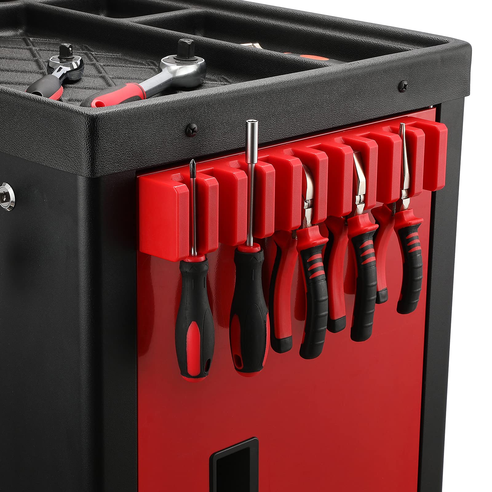 Mayouko Magnetic Plier Holder, 10 Plier&Screwdriver Organizer Rack, Hand Tool Organizer Tray Rack