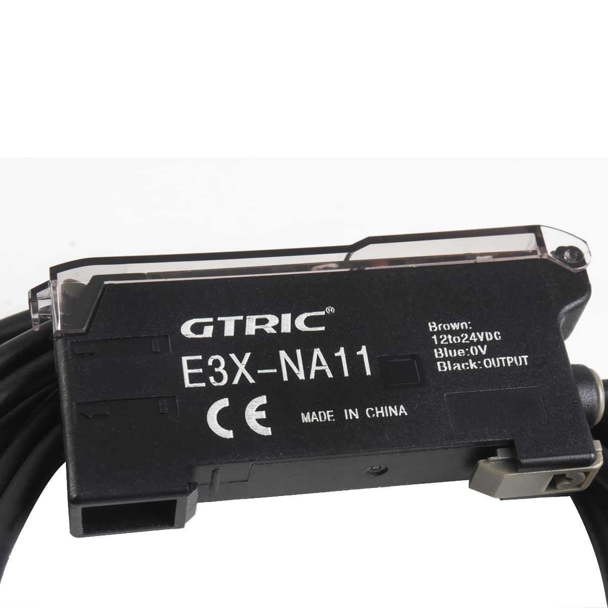 Paialu Optical Fiber Amplifier, E3X-NA11 Fiber Optic Sensor Photoelectric Sensor - for Relay Amplification, Long-Distance Optical Communications Diffuse Induction Photoelectric Switch