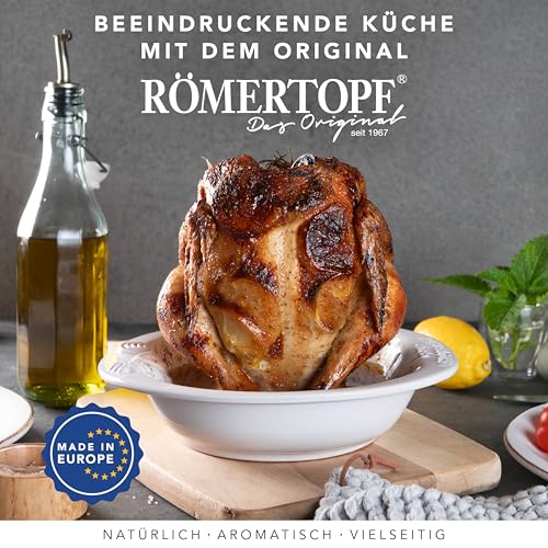 Römertopf 2 125 50 Chiko Brown Chicken Roaster White