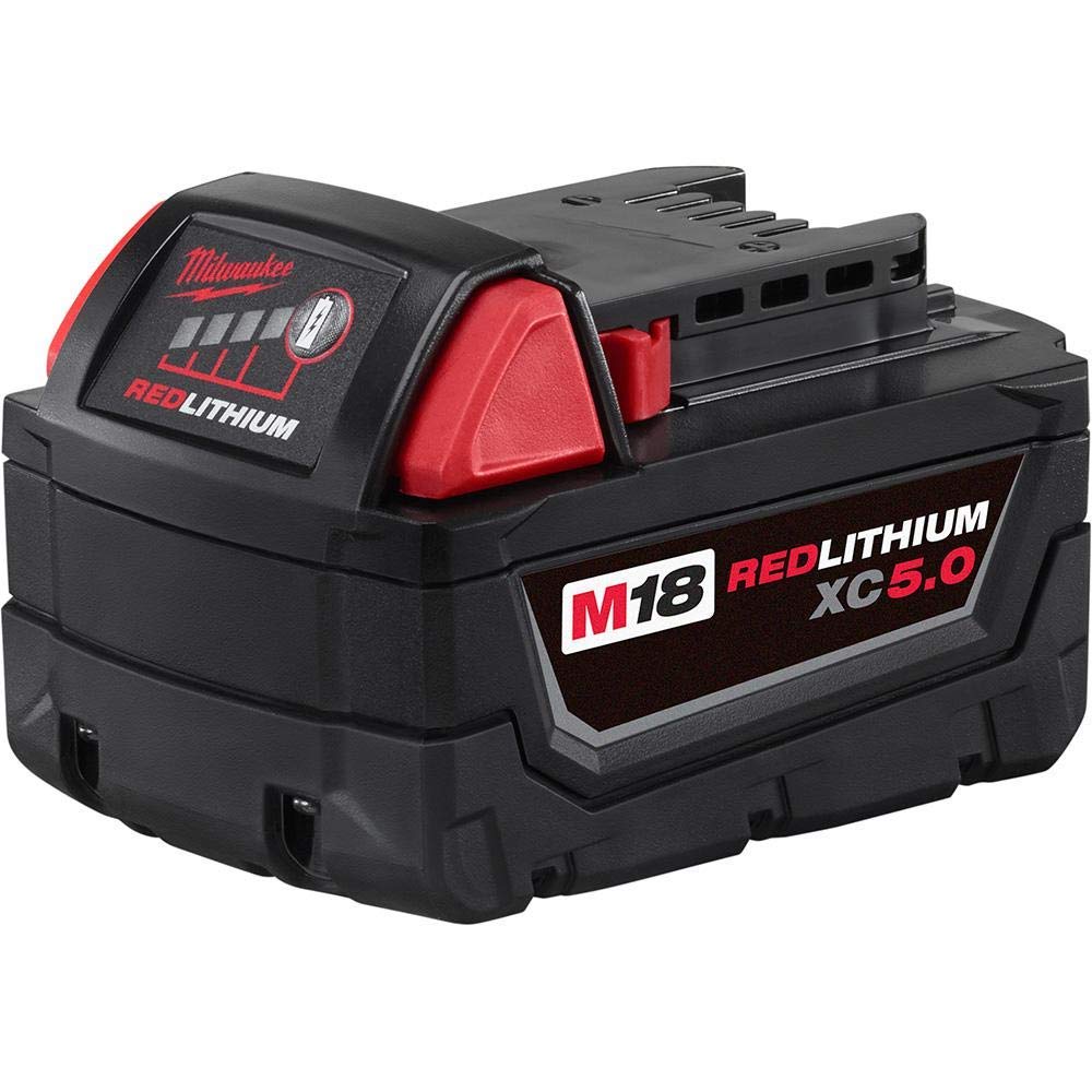 Milwaukee M18 FUEL 18-Volt Lithium-Ion Brushless Cordless 1/2 in. Impact Wrench with Friction Ring Kit with One 5.0Ah Batteries
