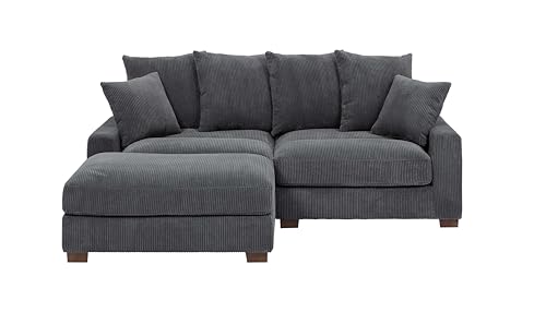 Oadeer Home Modular Sectional, Dark Gray