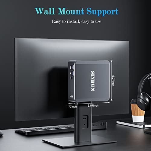 Mini PC, 11th Intel i7-1165G7(up to 4.7GHz) Mini Desktop Computer 16GB DDR4 512GB M.2 NVMe SSD Mini Computers Windows 11 Pro, 8K Thunderbolt 4 HDMI DP, WiFi 6 BT5.2, USB 6 Ports