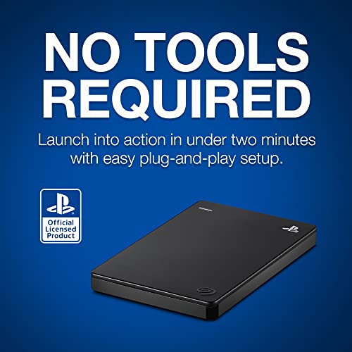 Seagate Game Drive for Playstation Consoles 4TB External Hard Drive - USB 3.2 Gen 1, Officially-Licensed (STLL4000100)